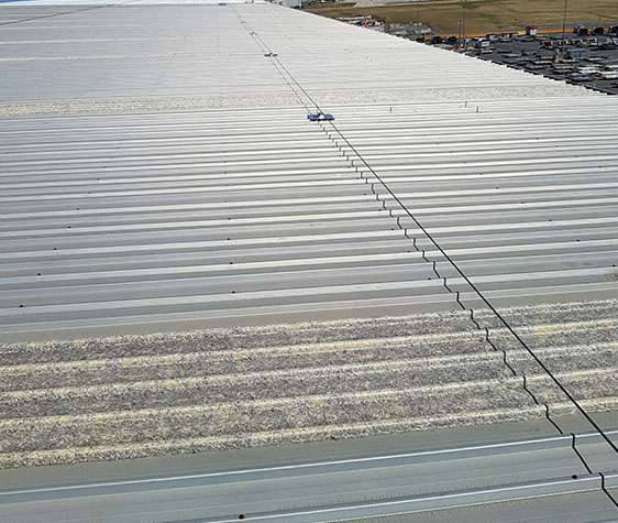 Static Line System | Horizontal Static Line Fall Protection from Roof ...