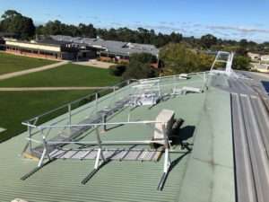Roof Handrails | Roof Guard Rails - Safety Plus Australia